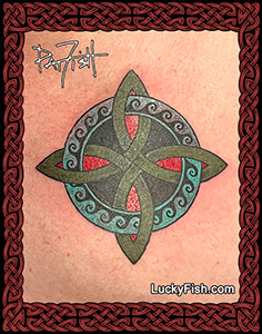 Mariners Mark Wave Tattoo Design – LuckyFish Art