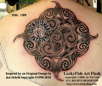 Ceilidh - The Dance Celtic Tattoo Design – LuckyFishArt