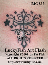 Resurrection Christian Cross Tattoo Design – LuckyFishArt
